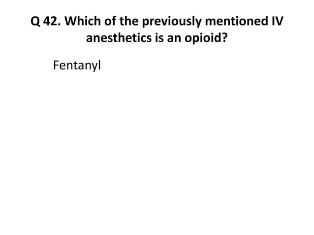 General Anesthetic drugs | PPT