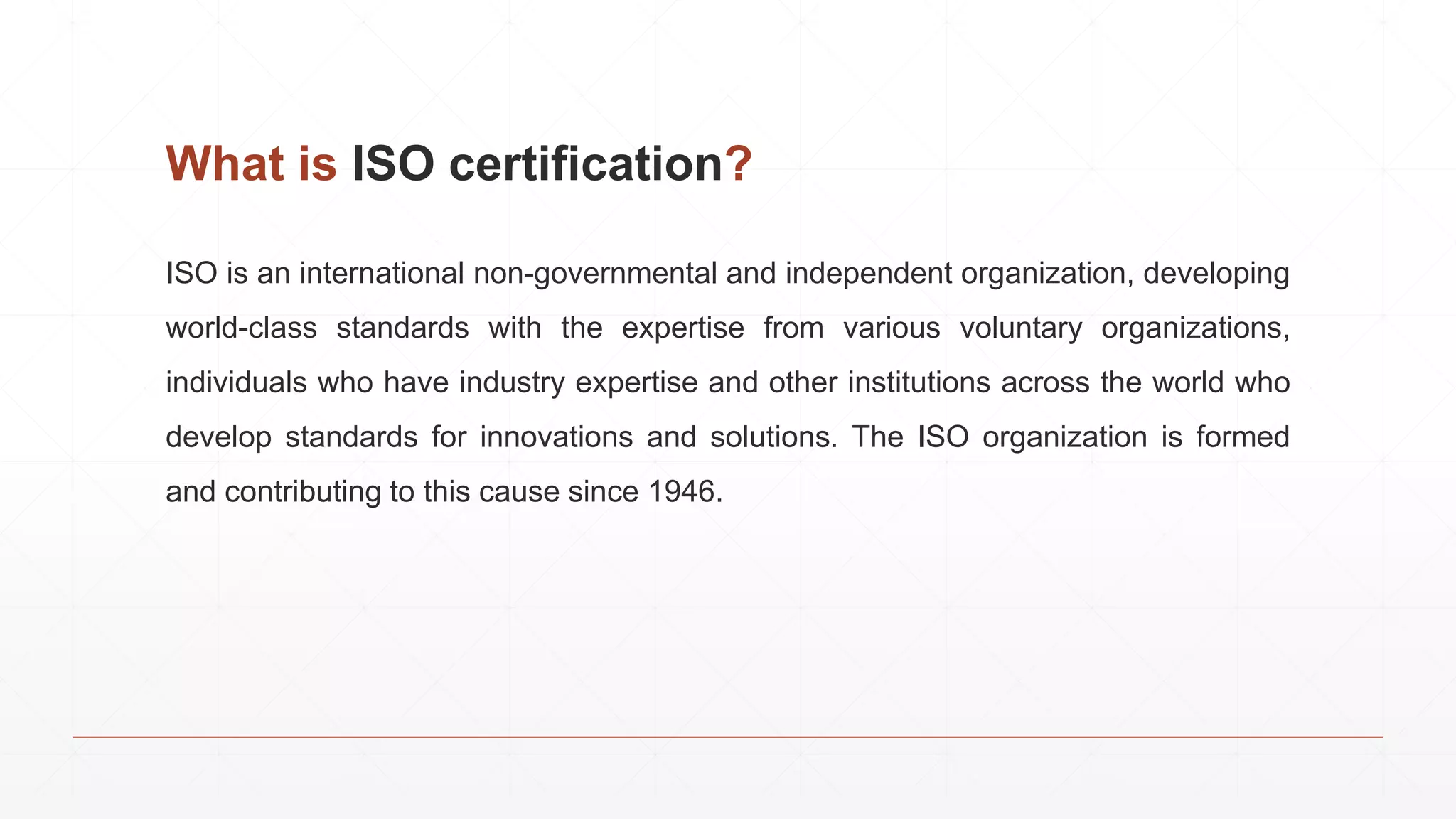 FAQ - About ISO Certification | PPT