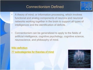 Faq connectionism-due 6-28 | PPTX