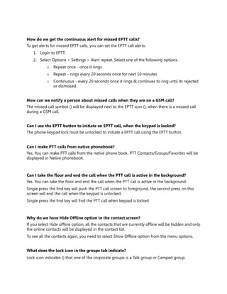 Sonim XP5 FAQ GUIDE For ATT | PDF