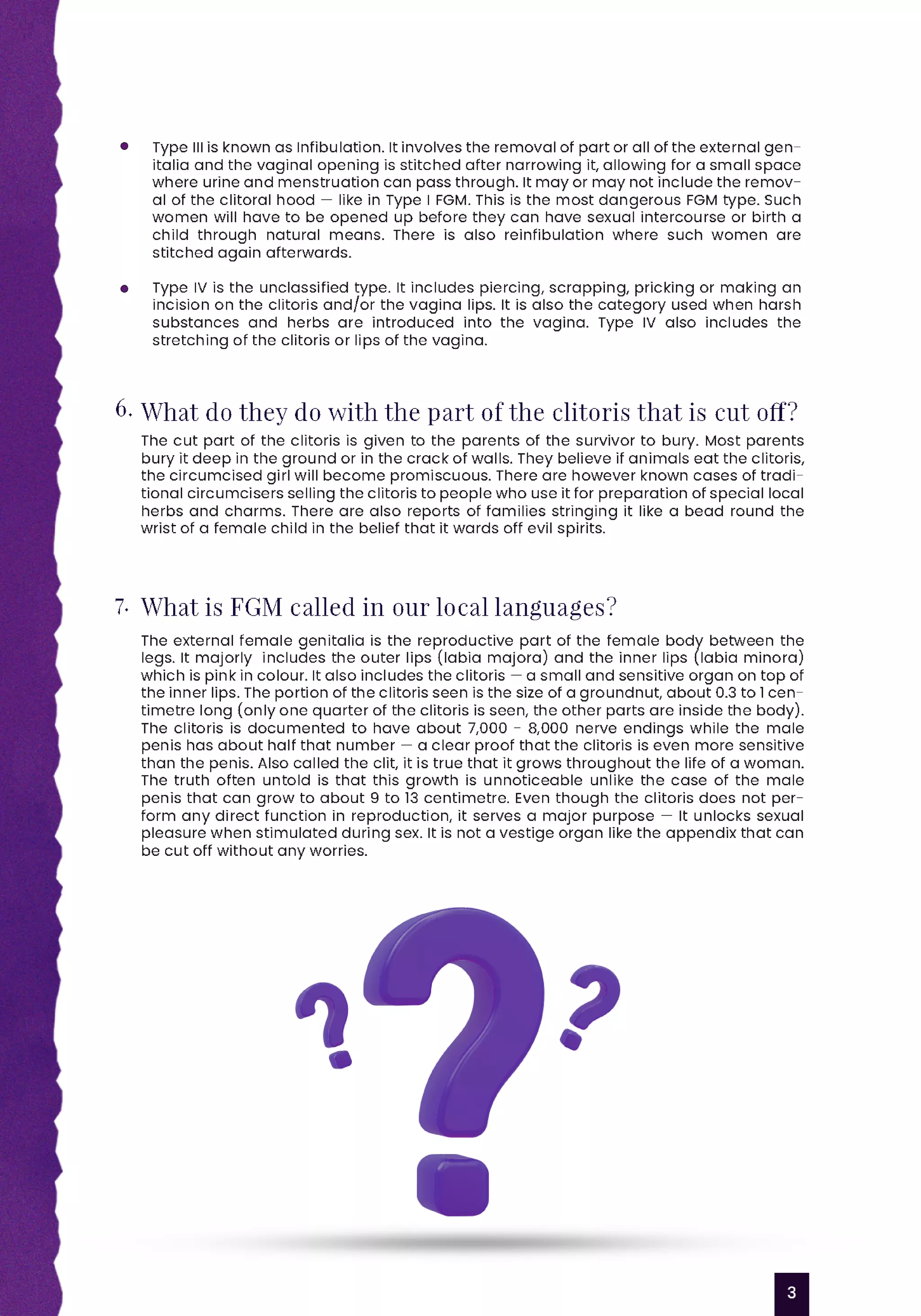 FAQ about Female Genital Mutilation (FGM) | PDF
