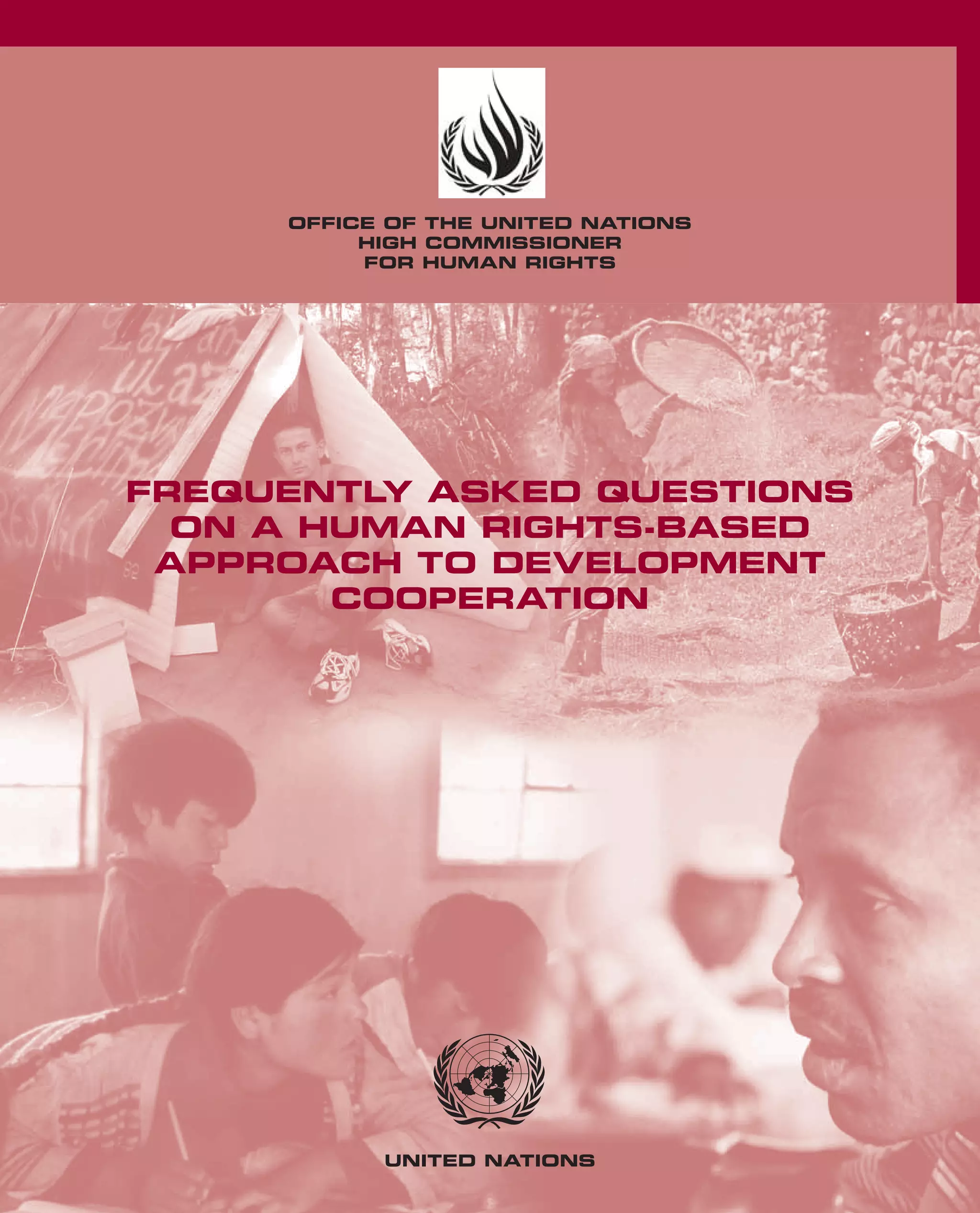 Faq Asked Questions On A Human Rights Based Approach To Development Cooperation Pdf
