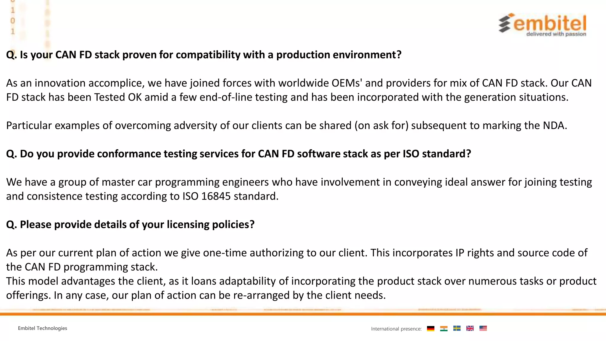 CAN FD Stack Introduction & Related FAQ | PPT