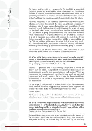 Taxmann's FAQs & Survey on Faceless Assessment | PDF