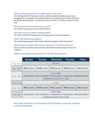 FAQs for Students | PDF