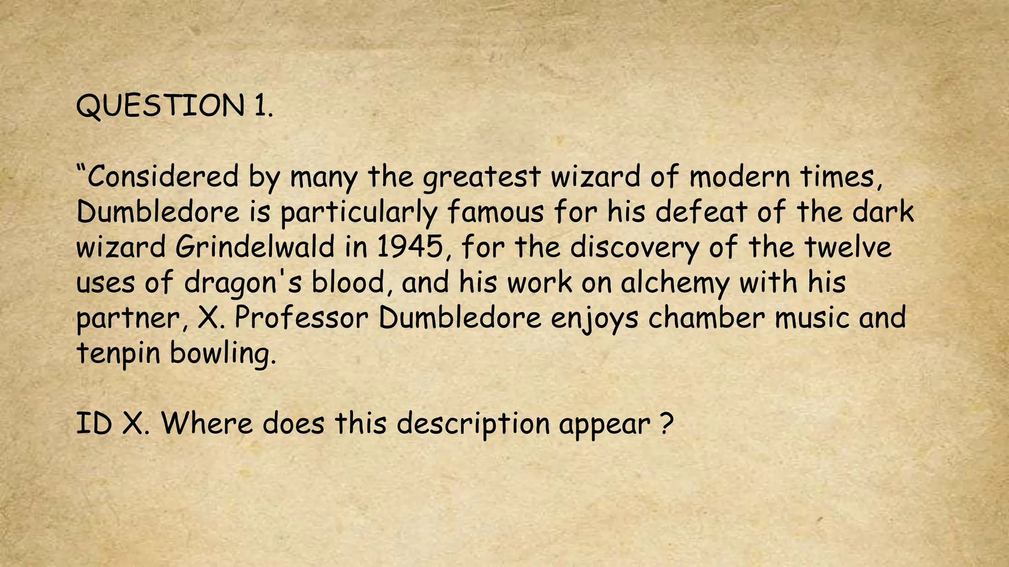 Hallows and Horcruxes - The Harry Potter Open Quiz, FAQ 2024 by MCKQC ...