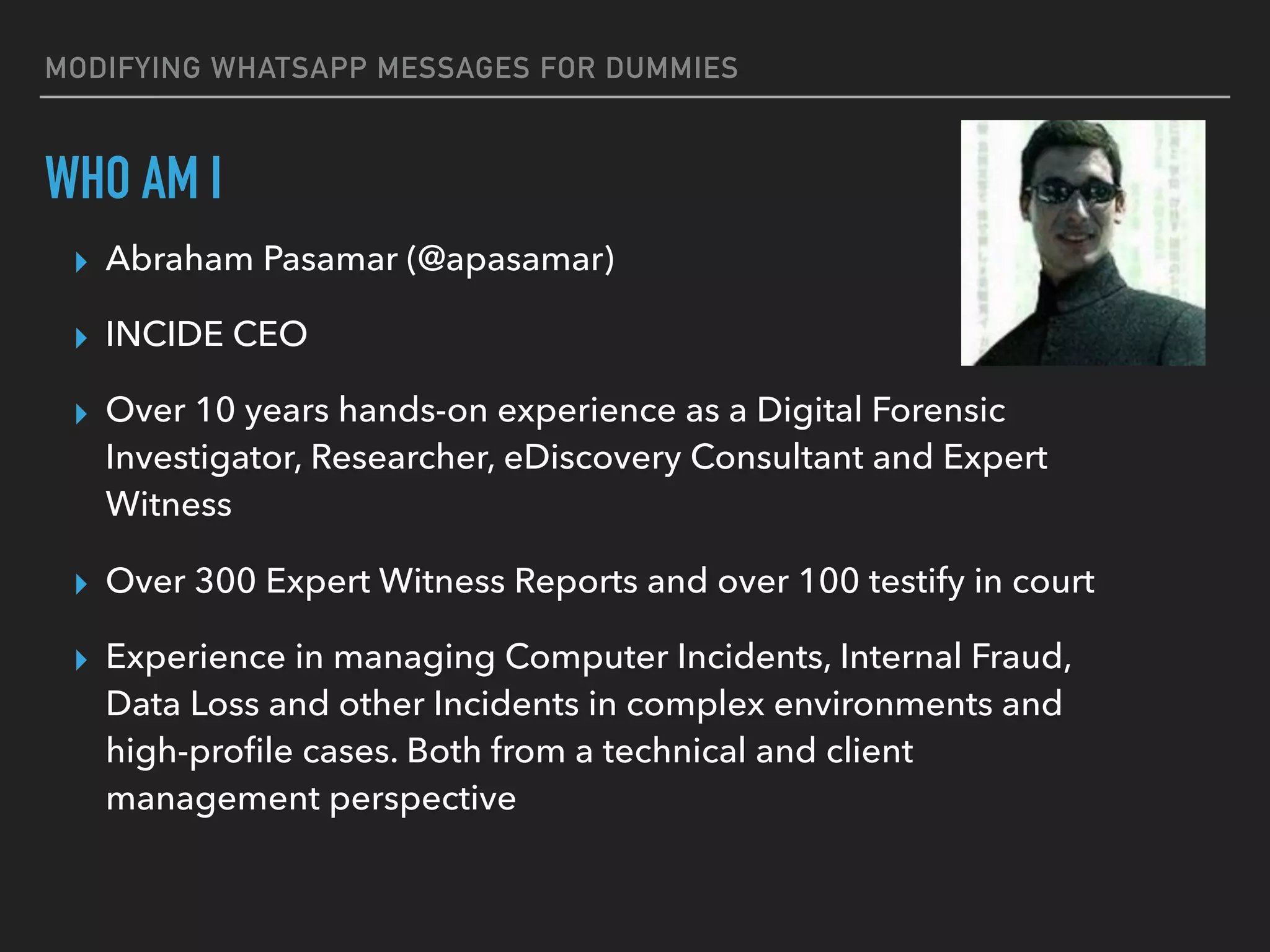 MODIFYING WHATSAPP MESSAGES FOR DUMMIES | PDF