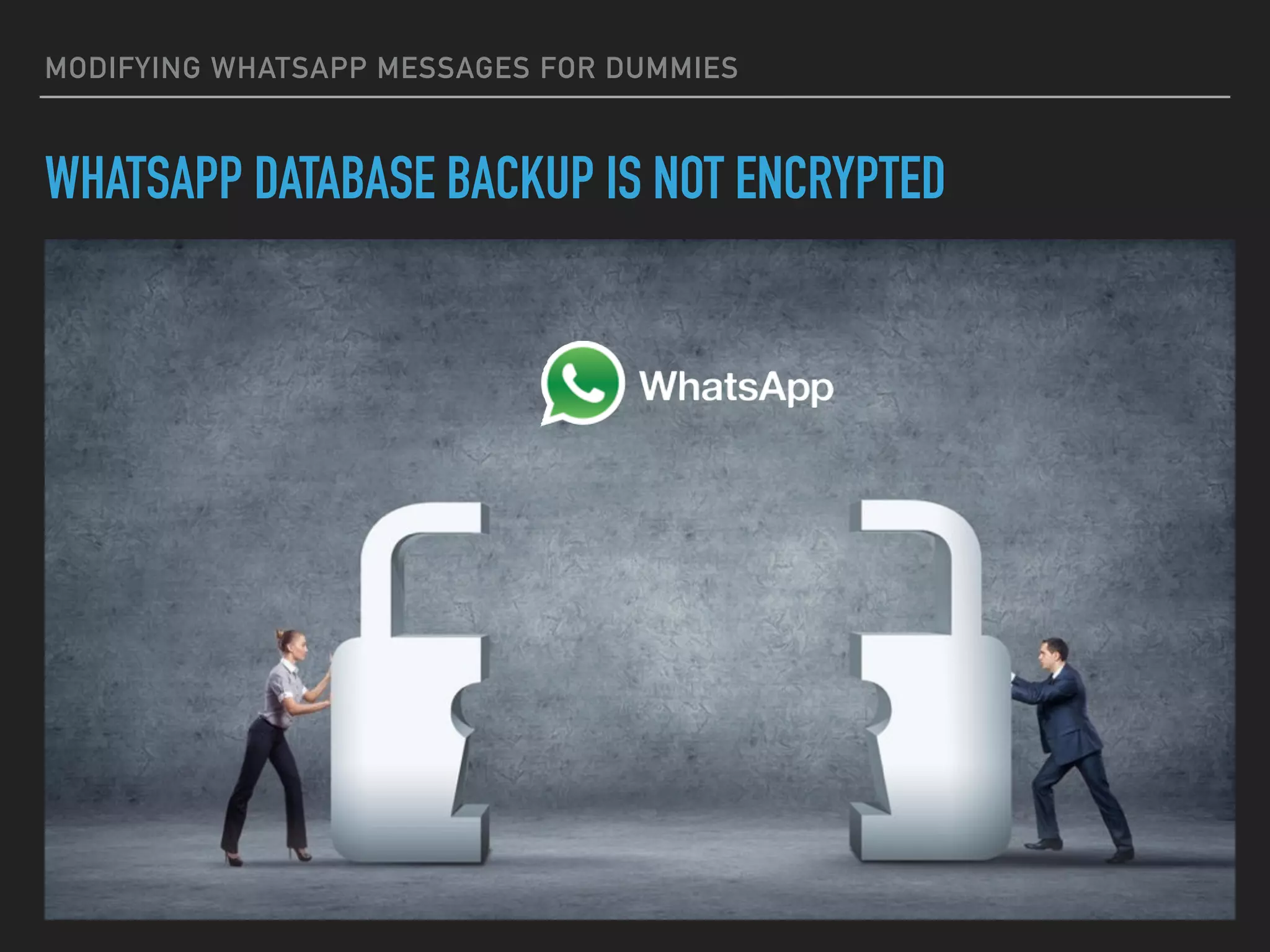 MODIFYING WHATSAPP MESSAGES FOR DUMMIES | PDF
