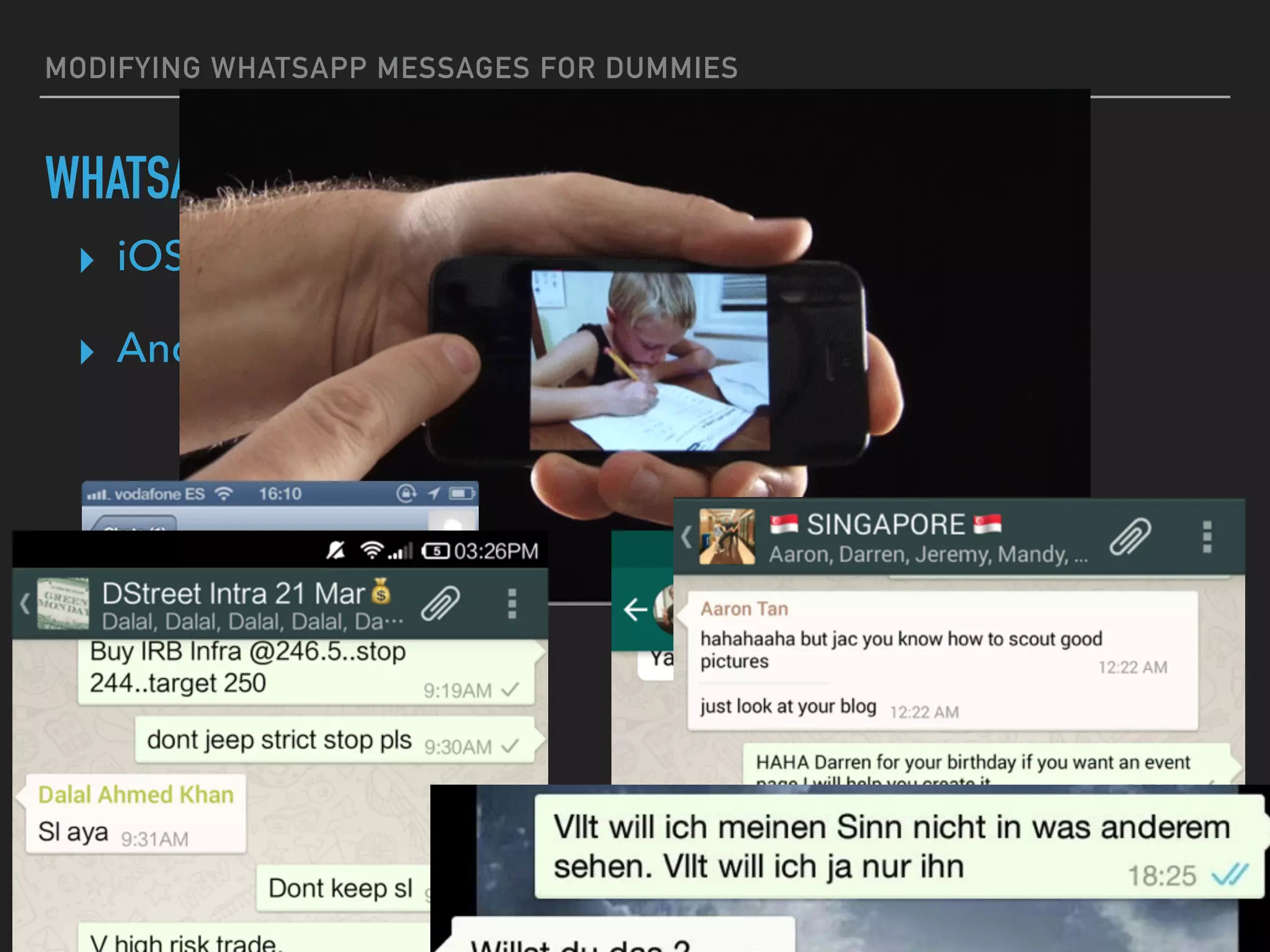 MODIFYING WHATSAPP MESSAGES FOR DUMMIES | PDF