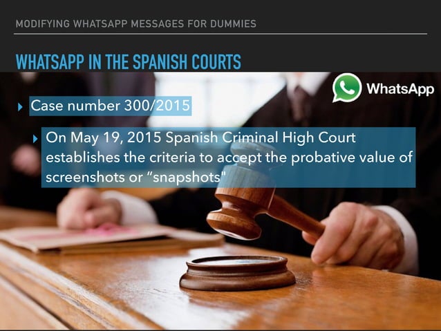 MODIFYING WHATSAPP MESSAGES FOR DUMMIES | PDF | Operating Systems ...