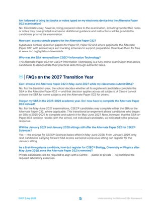 Comprehensive Guide to the Reformed CXC SBA Framework for 2026 | PDF