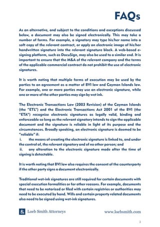 FAQs COVID-19: A practical guide to frequently asked offshore law questions / execution of ...