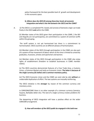 FAQs - OECS Integration | PDF