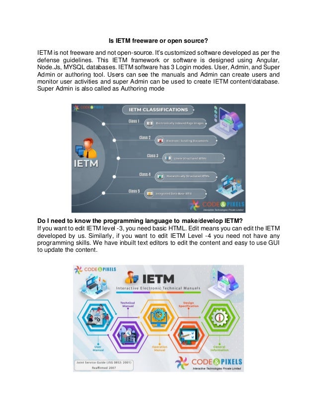 FAQs of IETMs | Code And Pixels | PDF | Desktop Publishing | Computer Software and Applications