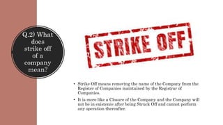 FAQs on Strike Off Company in India.pptx