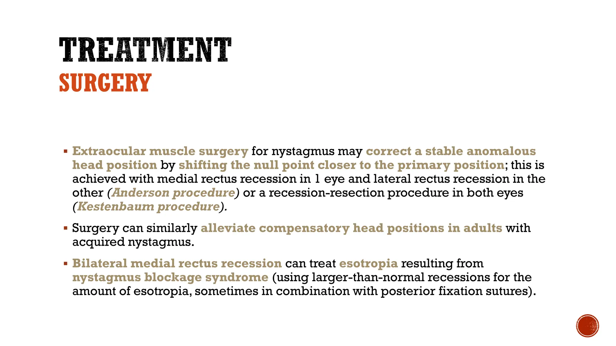 Childhood Nystagmus AAO Pediatric and Strabismus | PDF