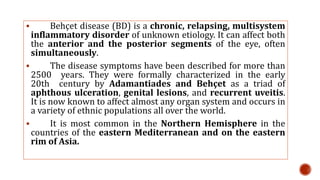 Panuveitis BEHCET DISEASE AAO Reading.pptx