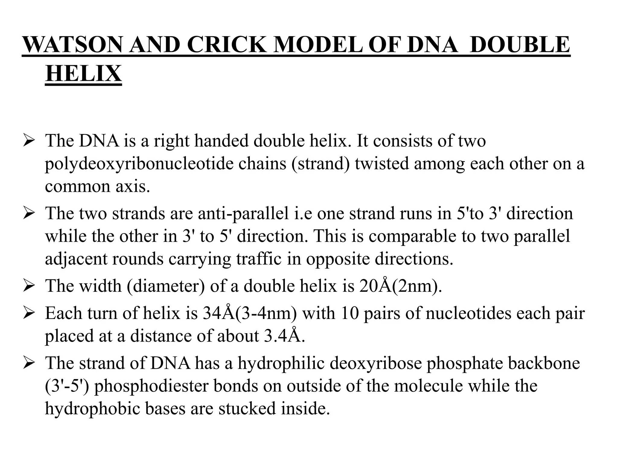 DNA structure and function,watson and crick model of DNA helix,classification of DNA | PPTX