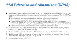 2024: The FAR, Federal Acquisition Regulations - Part 11 | PPT