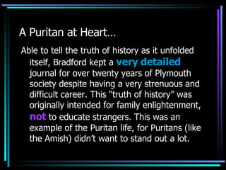 William bradford | PPT