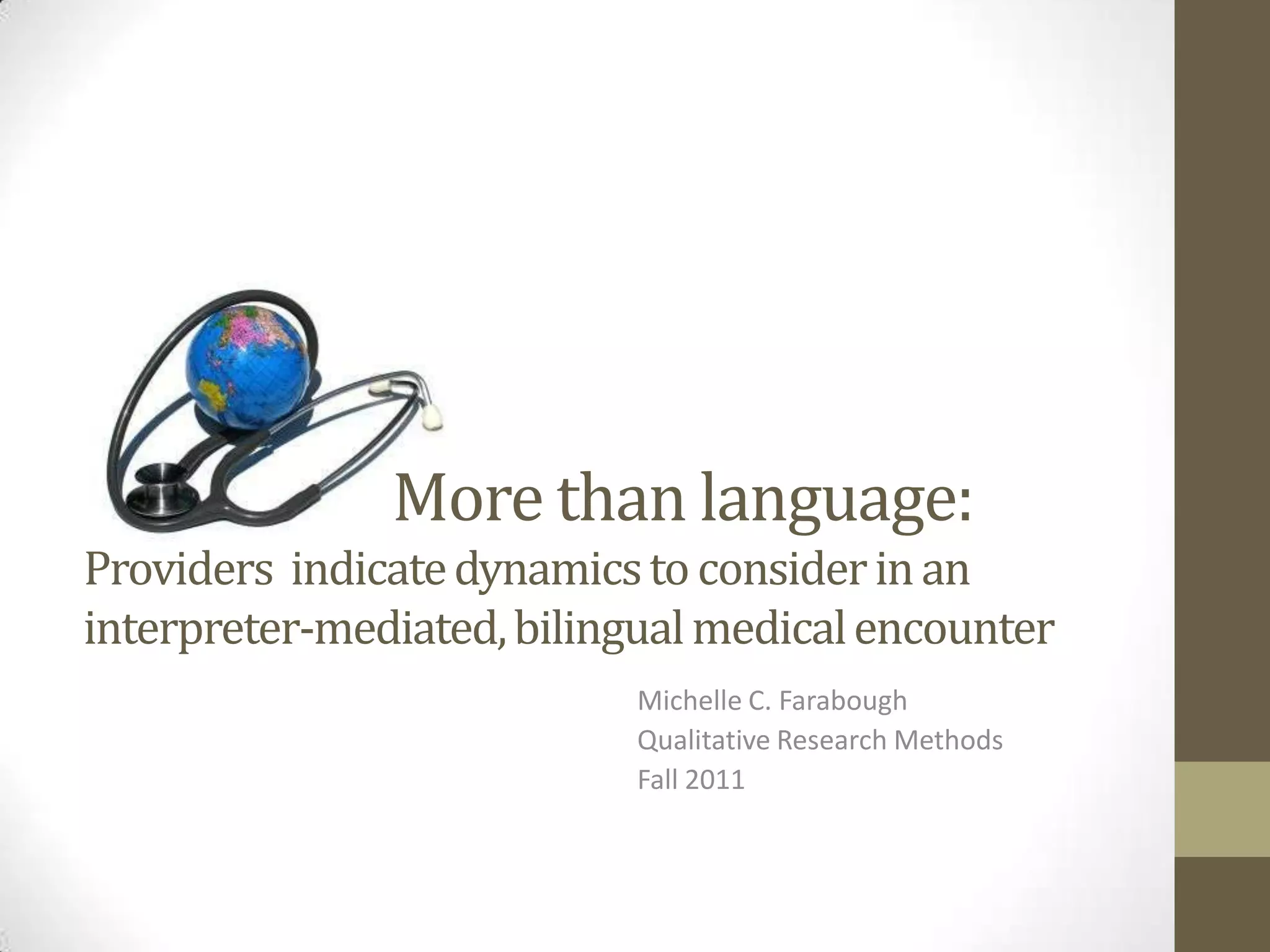 Faraboough qualitative research methods presentation | PPT