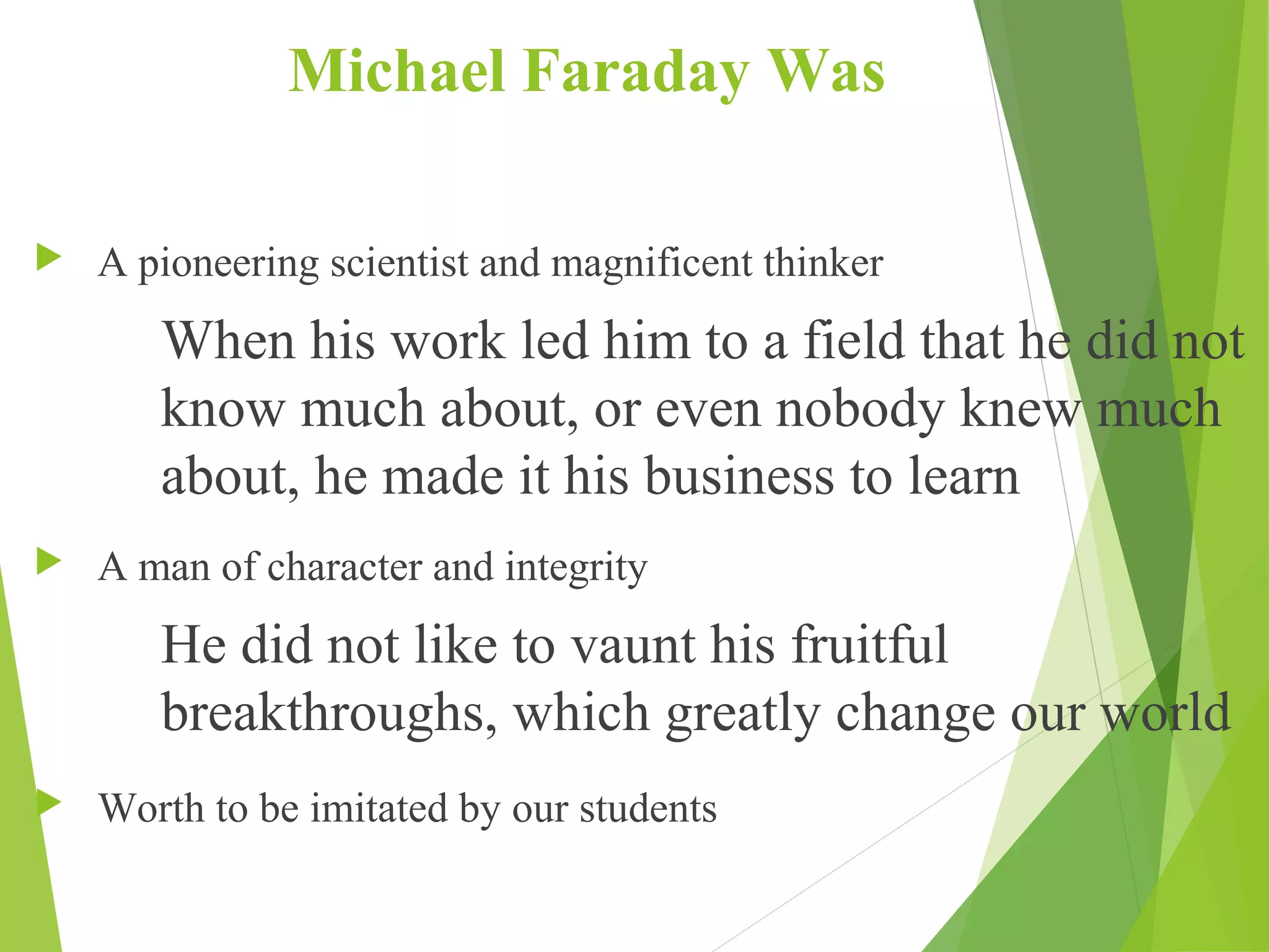 Faraday | PPT