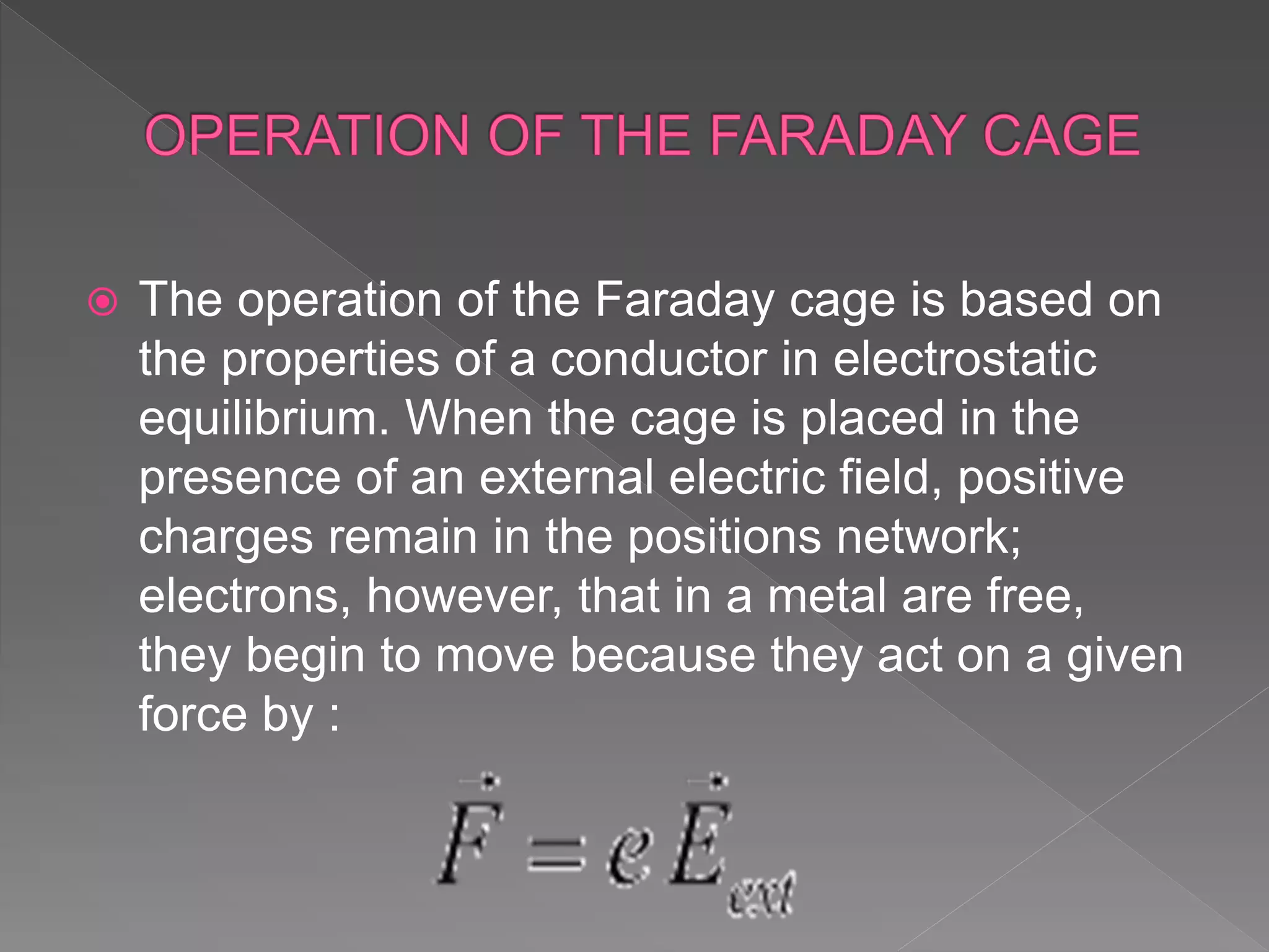 Faraday cage | PPTX