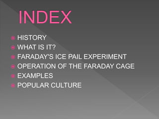 Faraday cage | PPTX