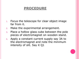 Faraday effect | PPTX