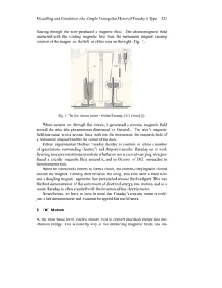 Faraday motor | PDF | Physics | Science