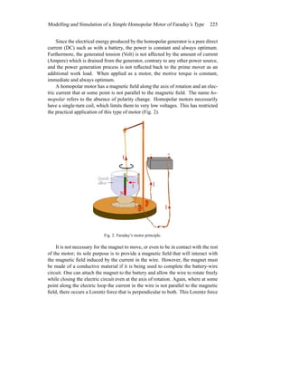Faraday motor | PDF | Physics | Science