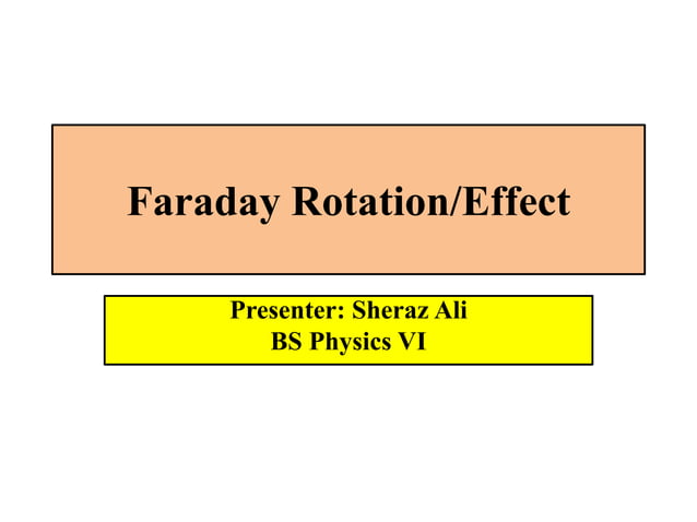 Faraday Rotation.pptx