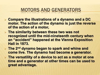 Faraday’s dynamo | PPTX
