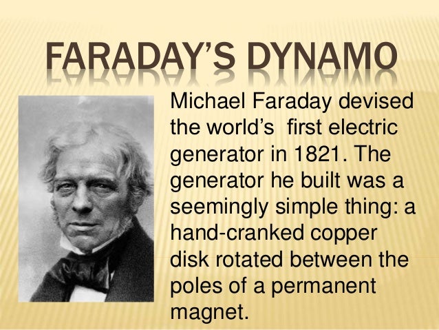 Michael Faraday Electric Generator