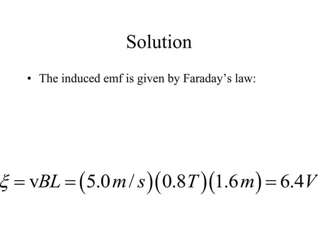 Faradays Law.ppt | Physics | Science