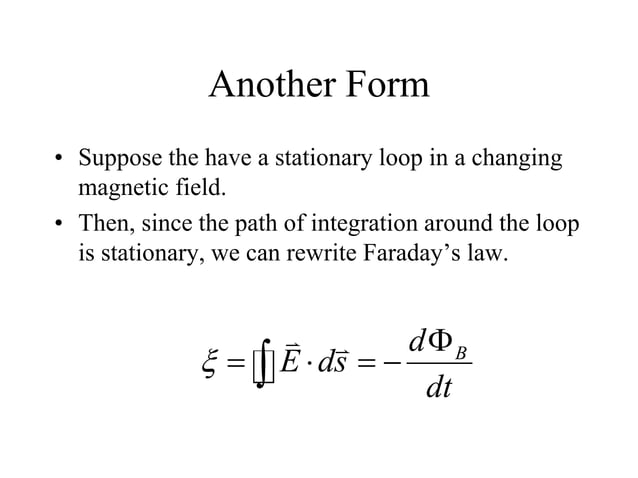 Faradays Law.ppt | Physics | Science