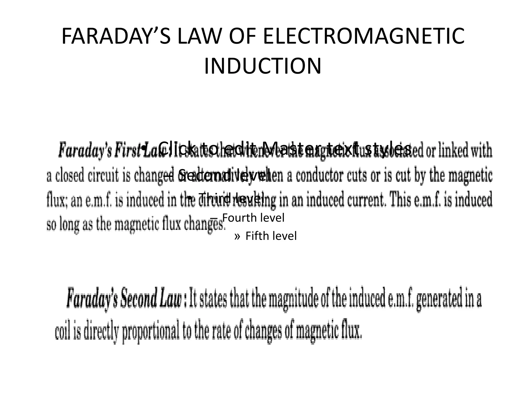 Faradays laws lenz law | PPT