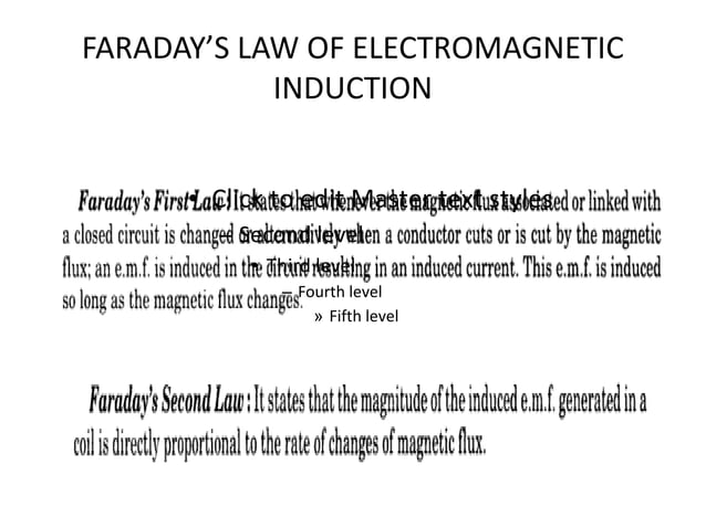 Faradays laws lenz law | PPT
