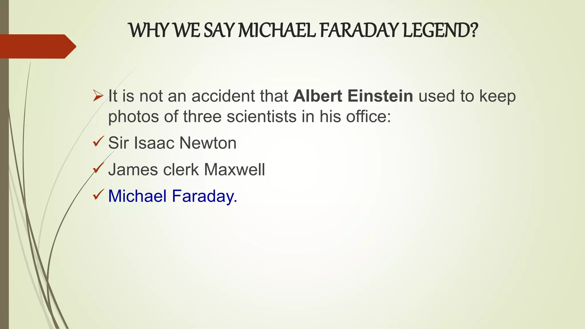 Faraday the legend | PPT