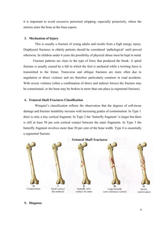 Case Report : closed fracture 1/3 middle left femur | DOC