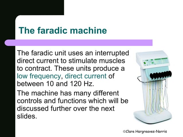 Faradic body treatment | PPTX