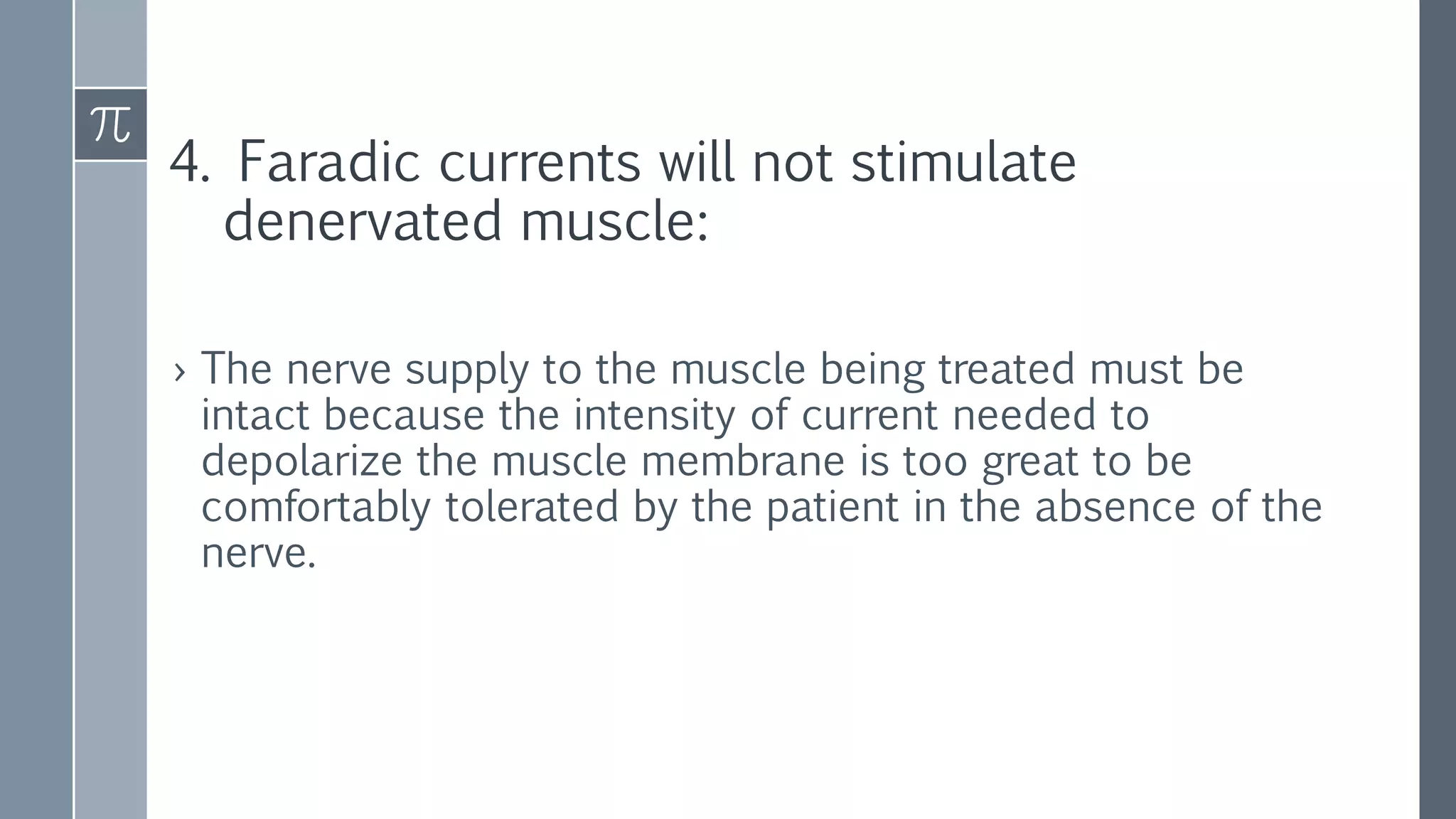 Faradic current | PPTX