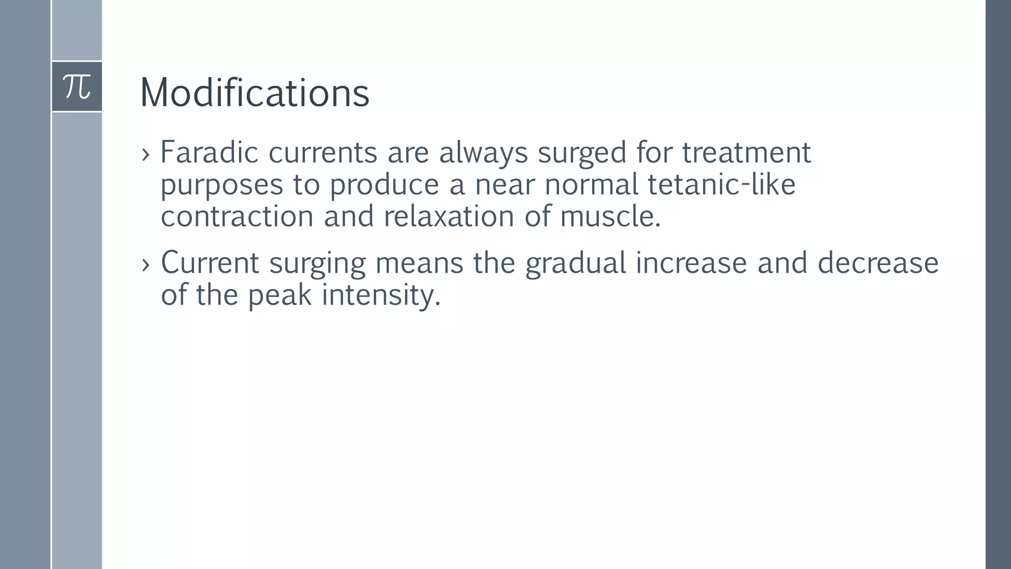 Faradic current | PPTX