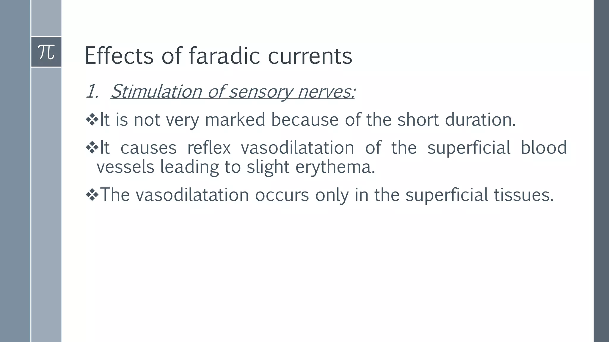 Faradic current | PPTX