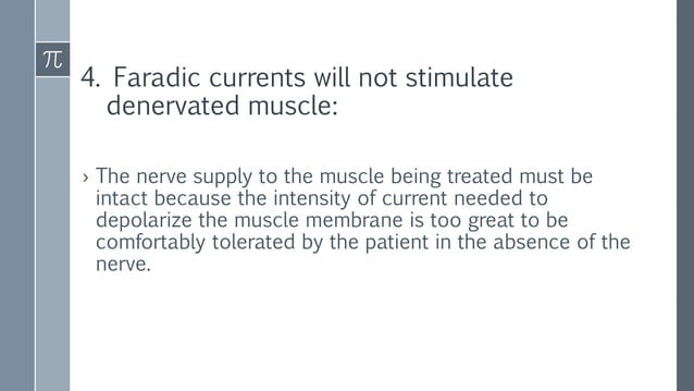 Faradic current | PPTX