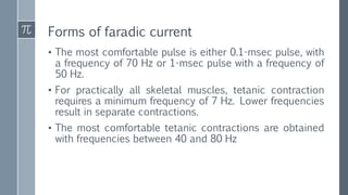 Faradic current | PPTX