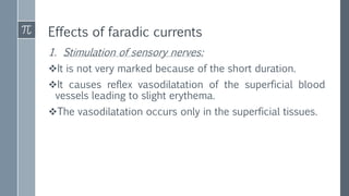 Faradic current | PPTX