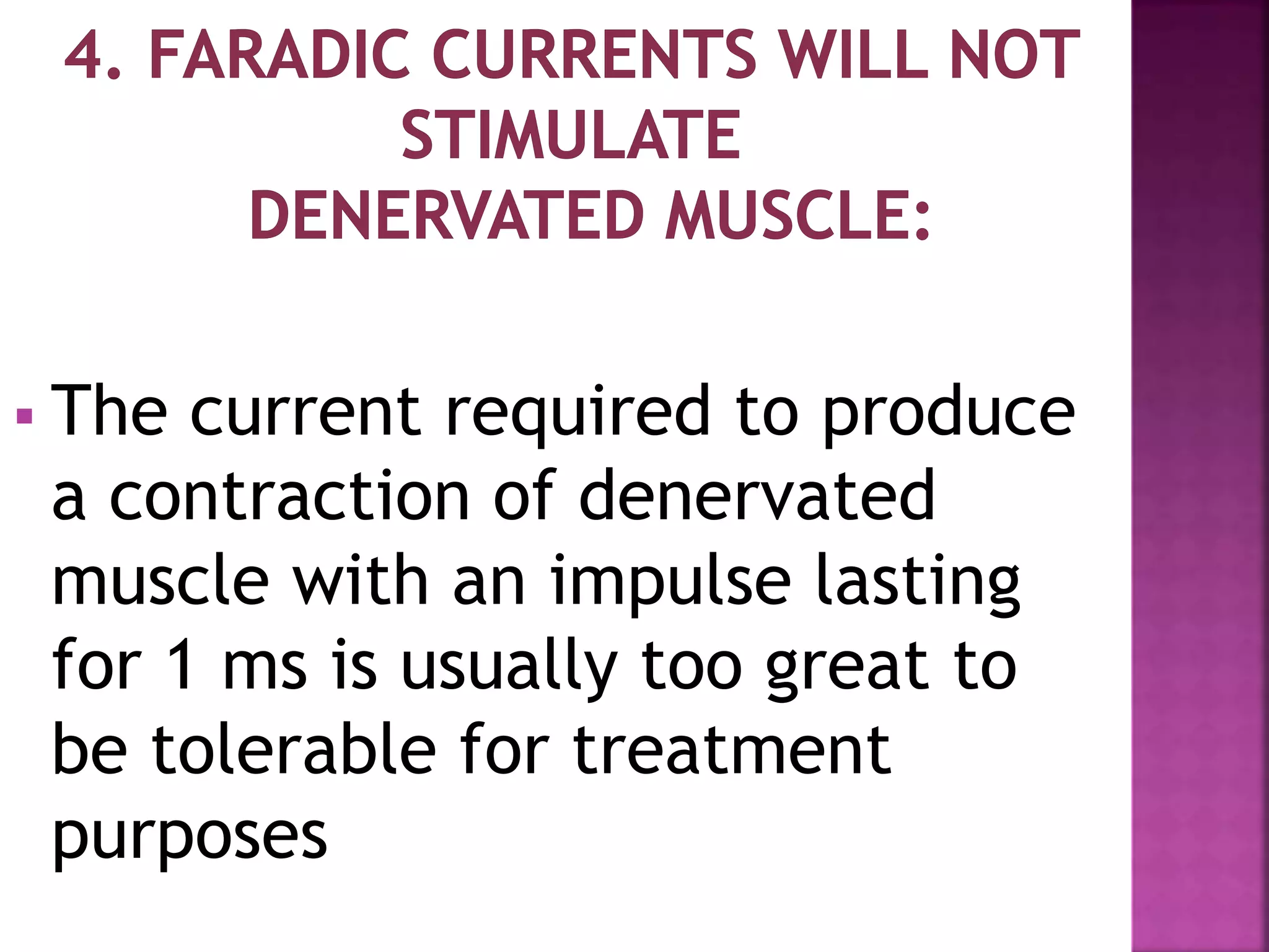 Faradic current | PPTX