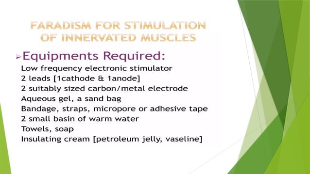 faradic current.pptx about the medical physics | PPT