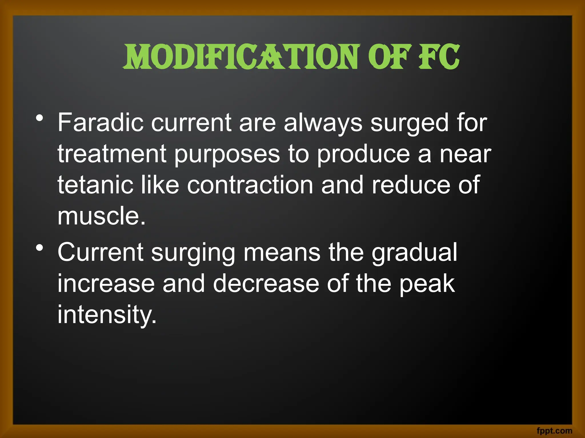 faradic current ppt.pptx by gokulakrishnan | PPTX